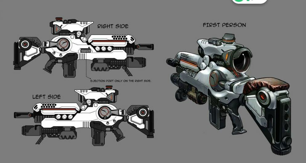 ArtStation - Assault Rifle Concept