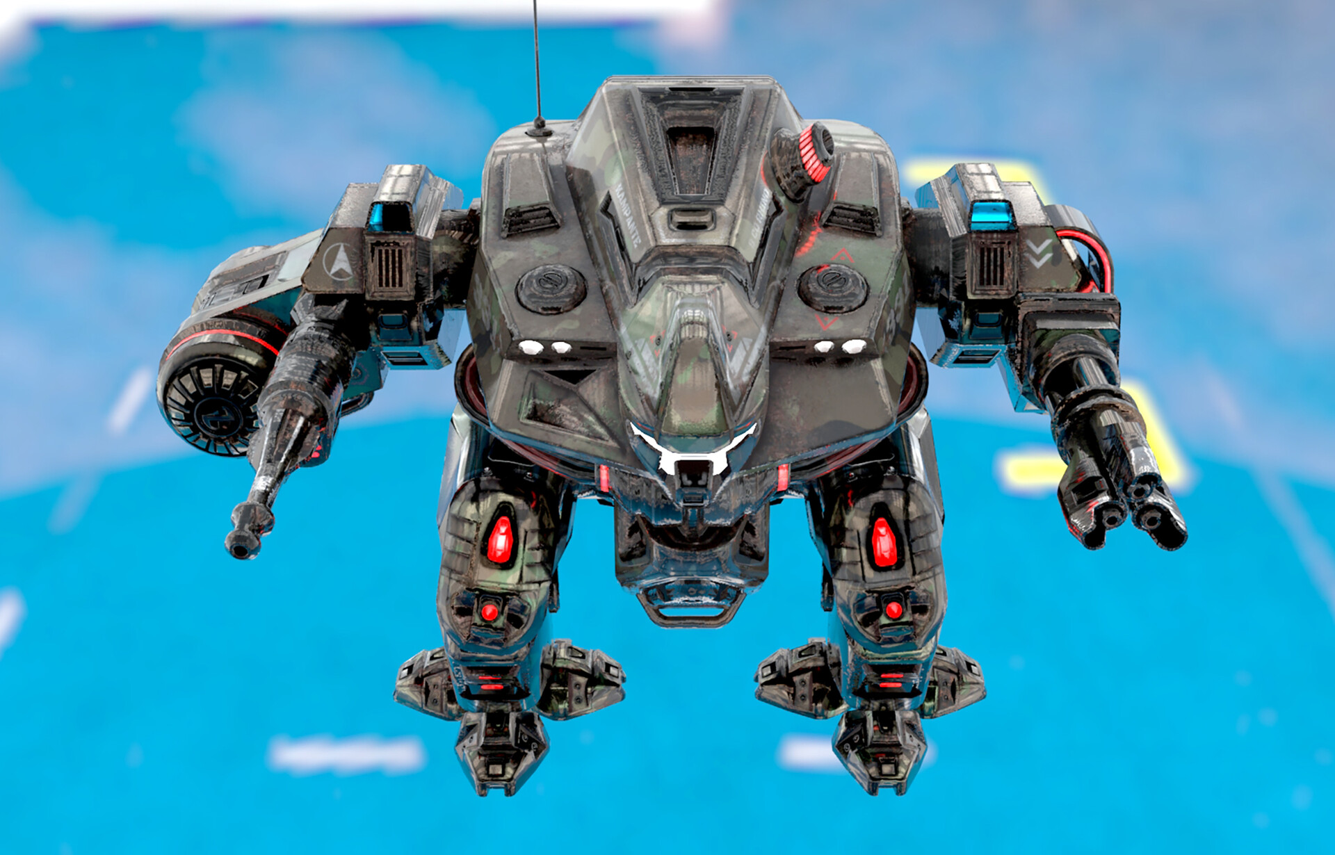 ArtStation - BattleMech 3D Model