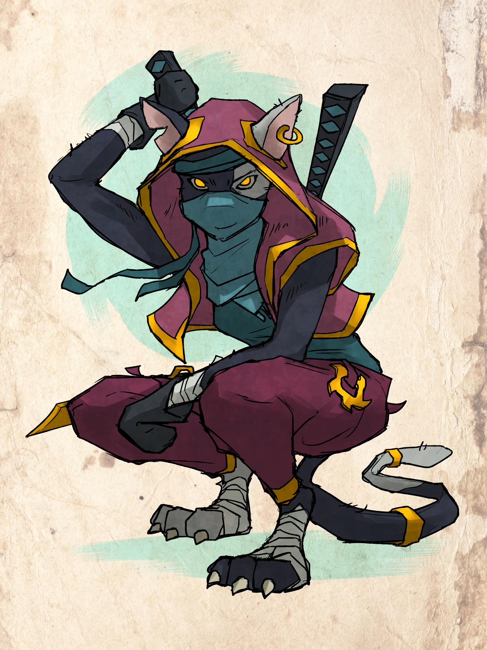 ArtStation - Ninja Cat (CDC)