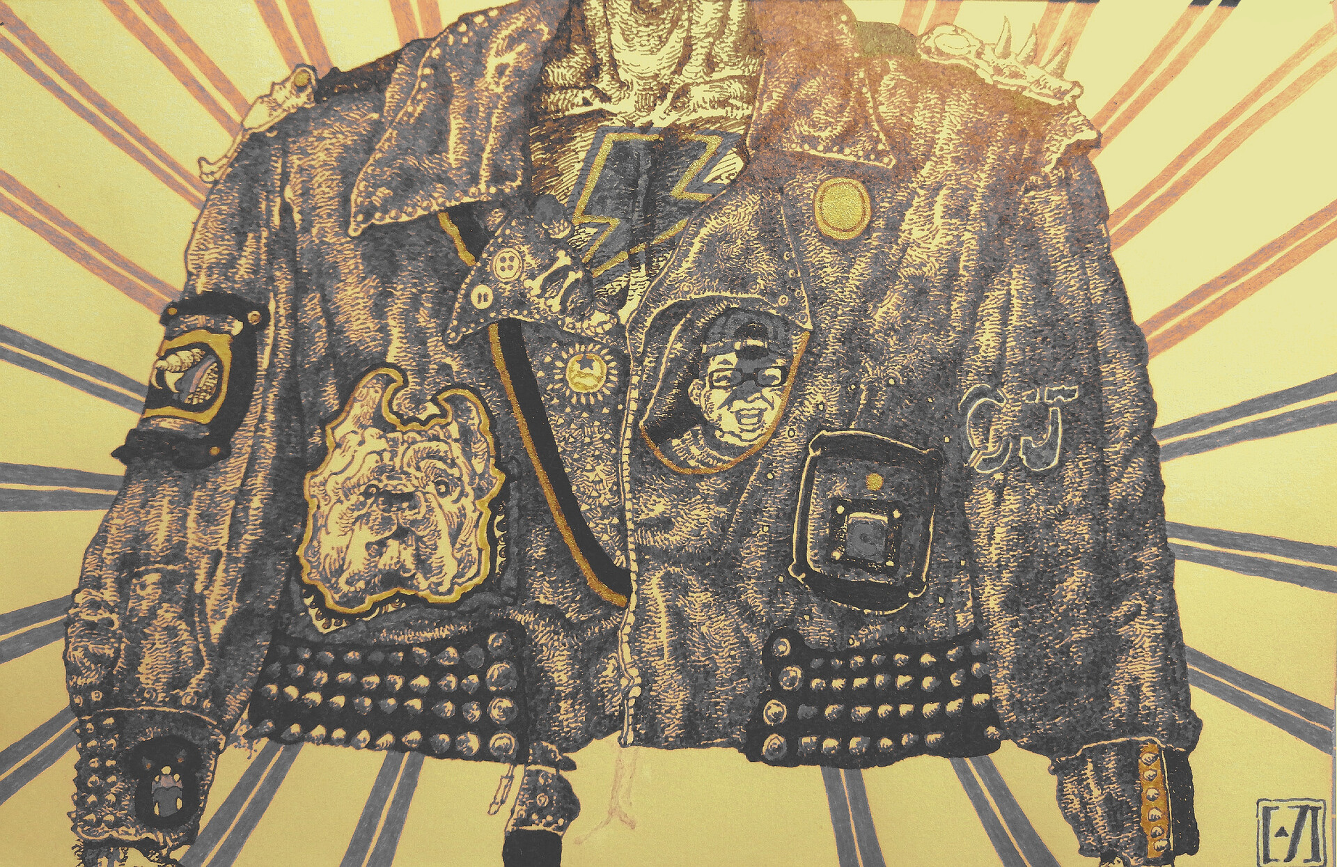 ArtStation - On Jacket Painting