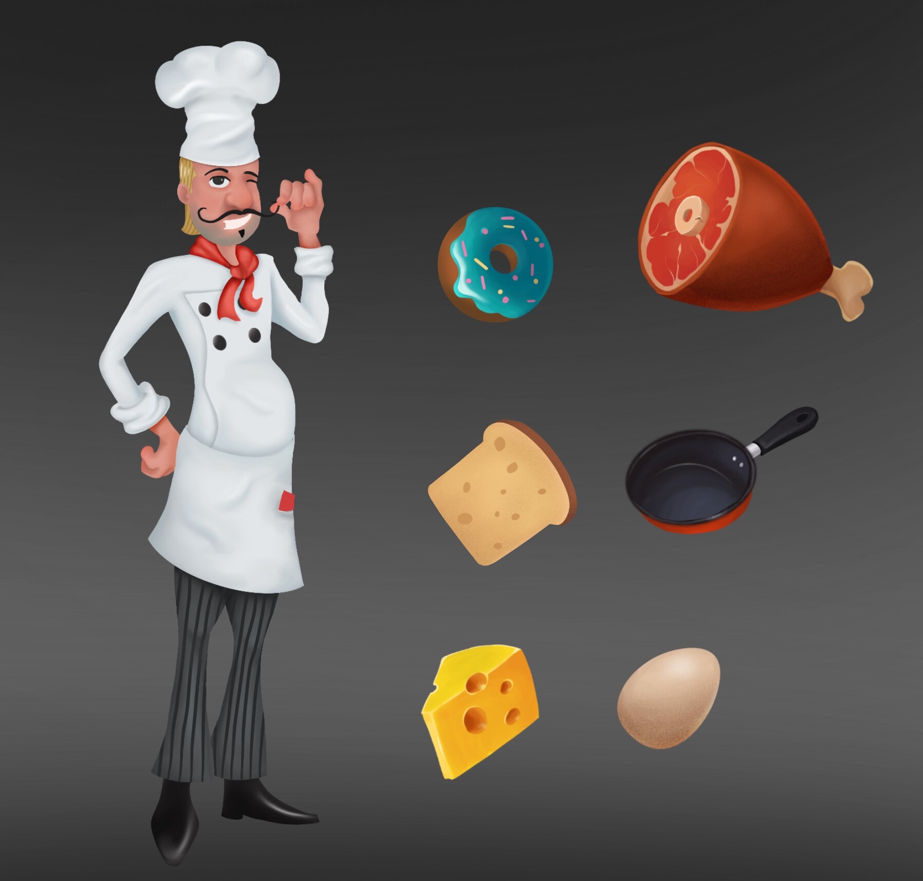 ArtStation - Chef character design