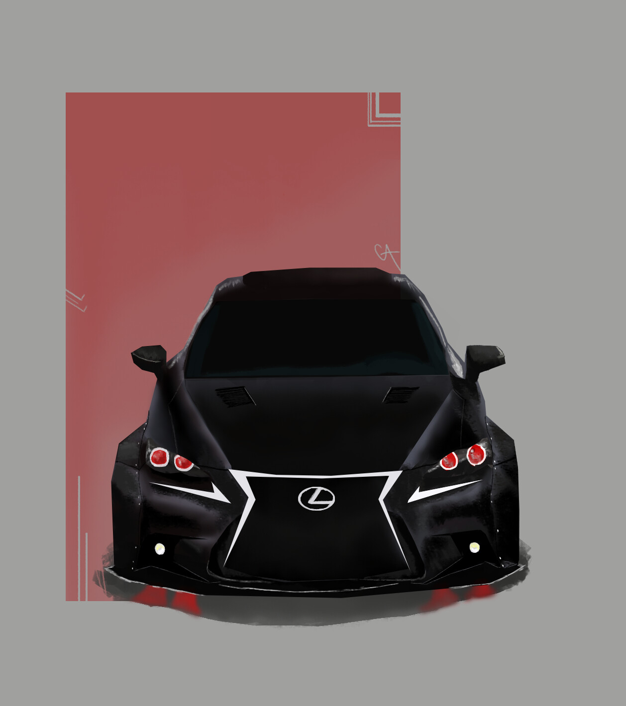 ArtStation - Demon Lexus IS