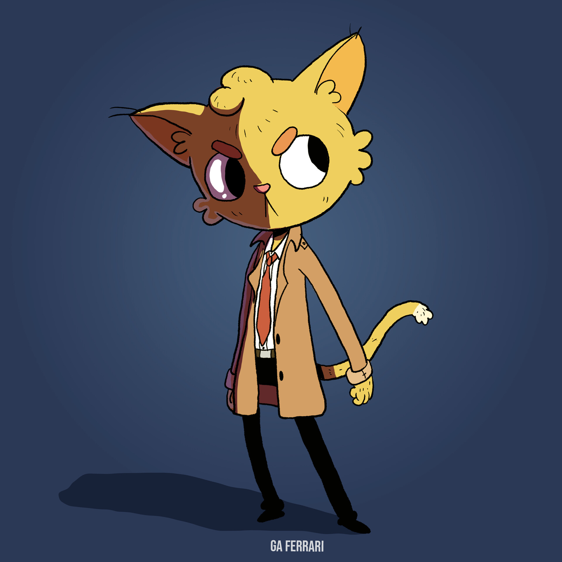 ArtStation - Constantine Cat