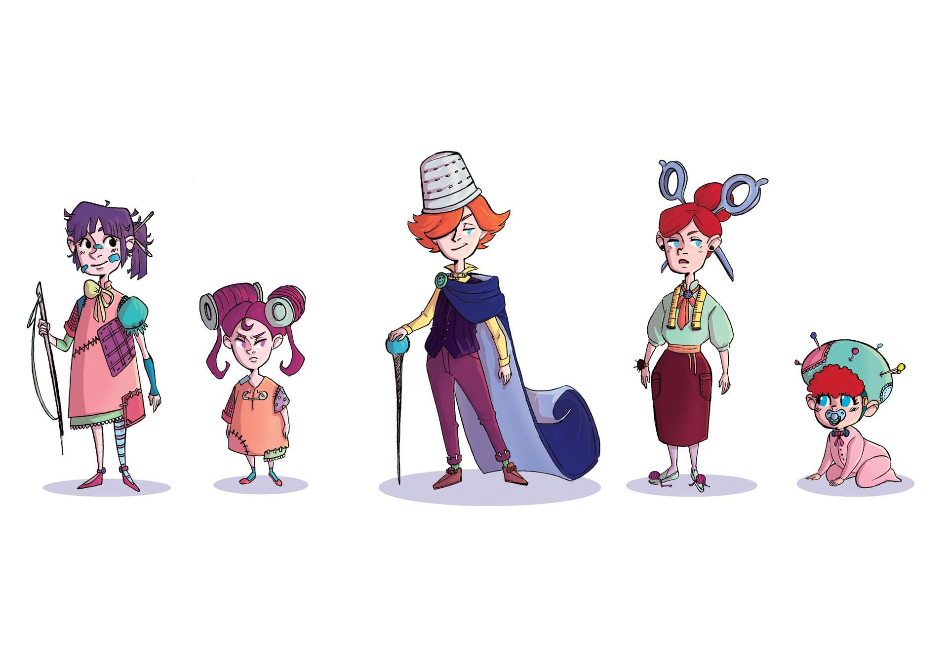 ArtStation - The Sewing Village (Sewtown)