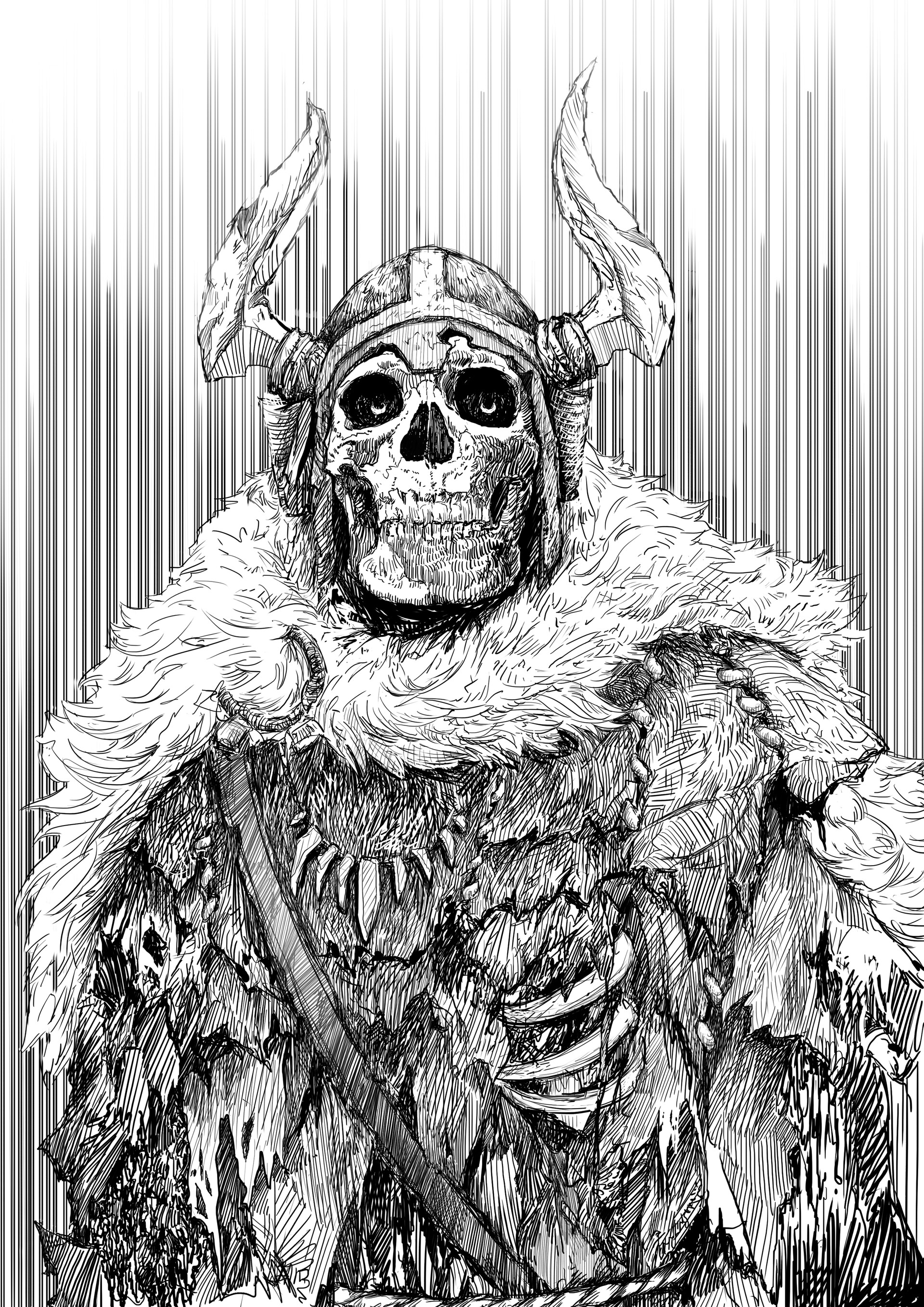 ArtStation - Undead warrior