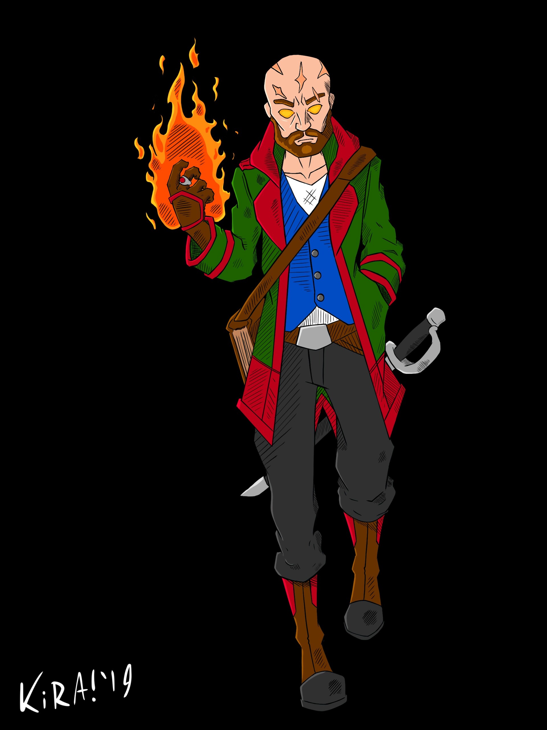 ArtStation - Edward Cruft | The Burned One