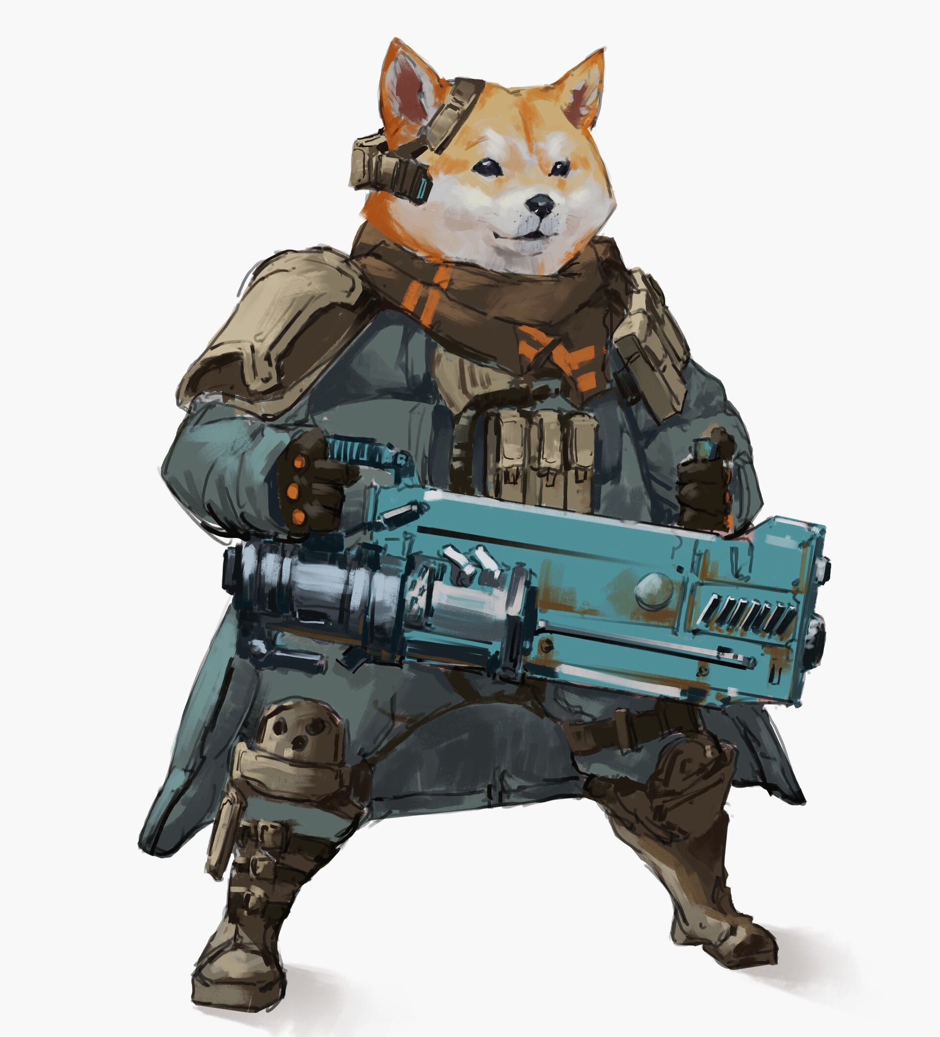 ArtStation - Shiba M-Force (practice )