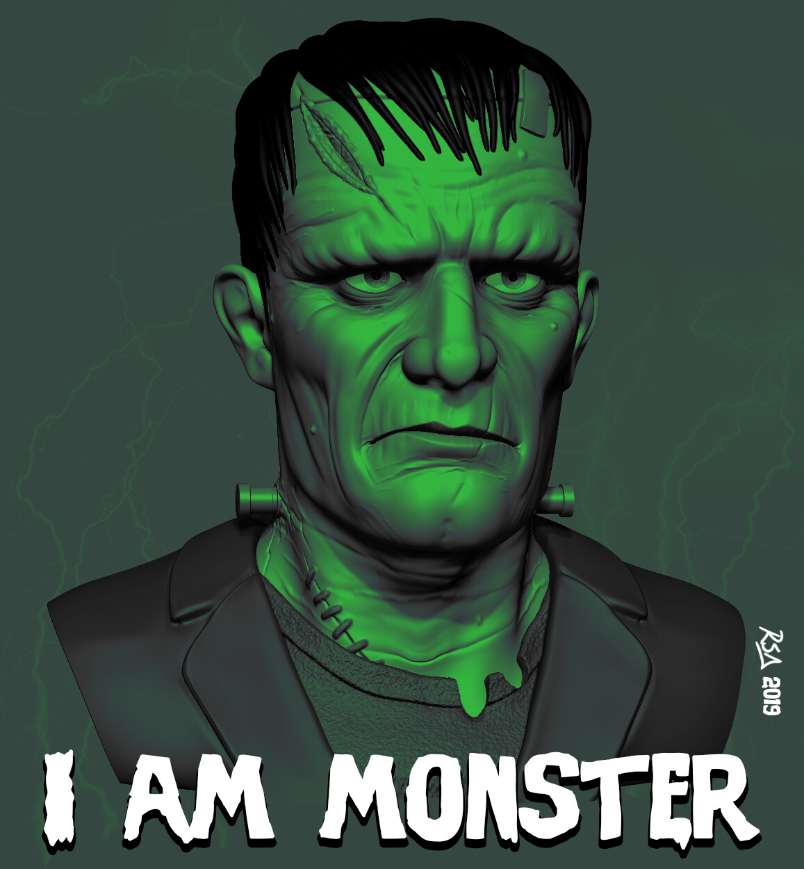 ArtStation - Frankenstein Monster