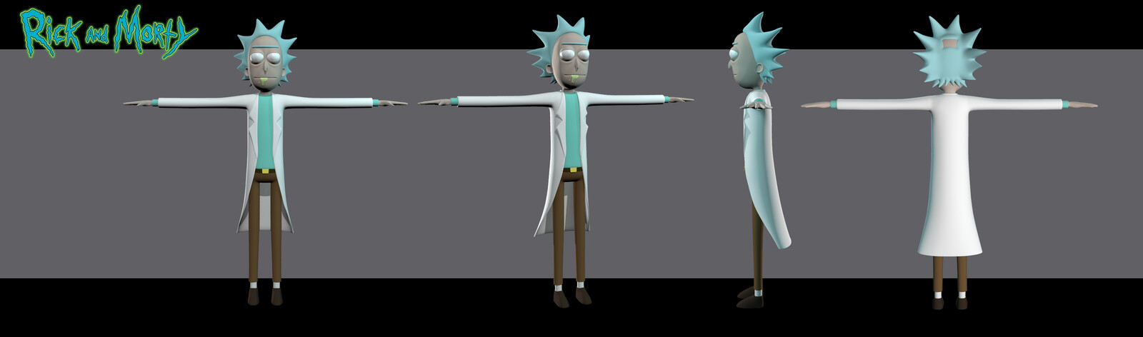 Florent Peltier - Rick And Morty Rick Model