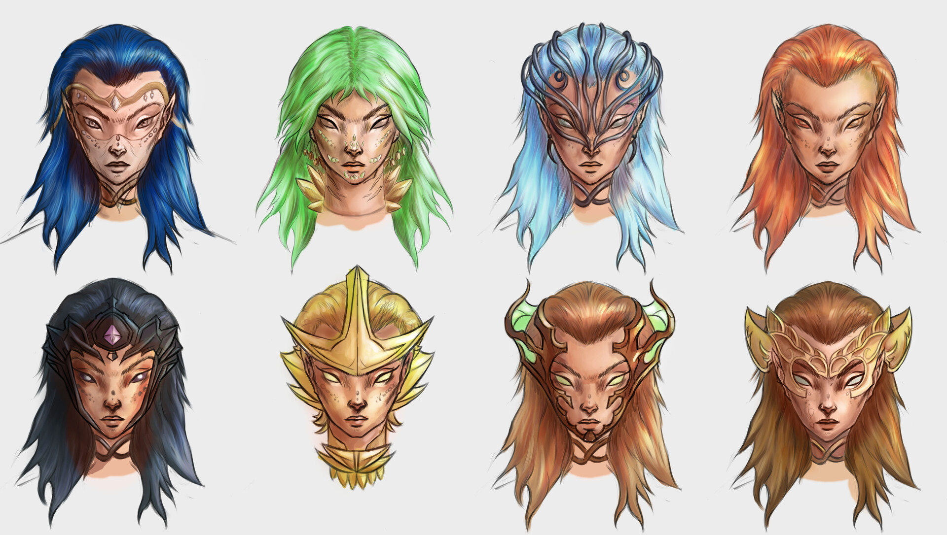 ArtStation - Head Concepts