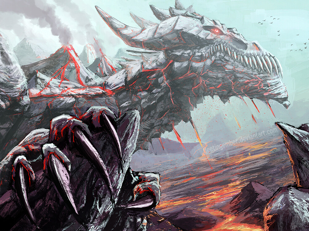 ArtStation - Volcanic Dragon