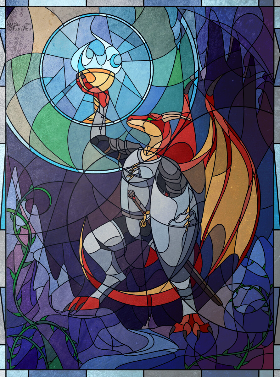 And then he found..., by Ann Vavilova : r/ImaginaryStainedGlass