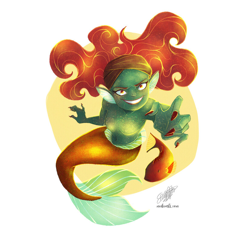 Meike Schneider - MERMAY 2018 Collection of 31 Mermaids in May
