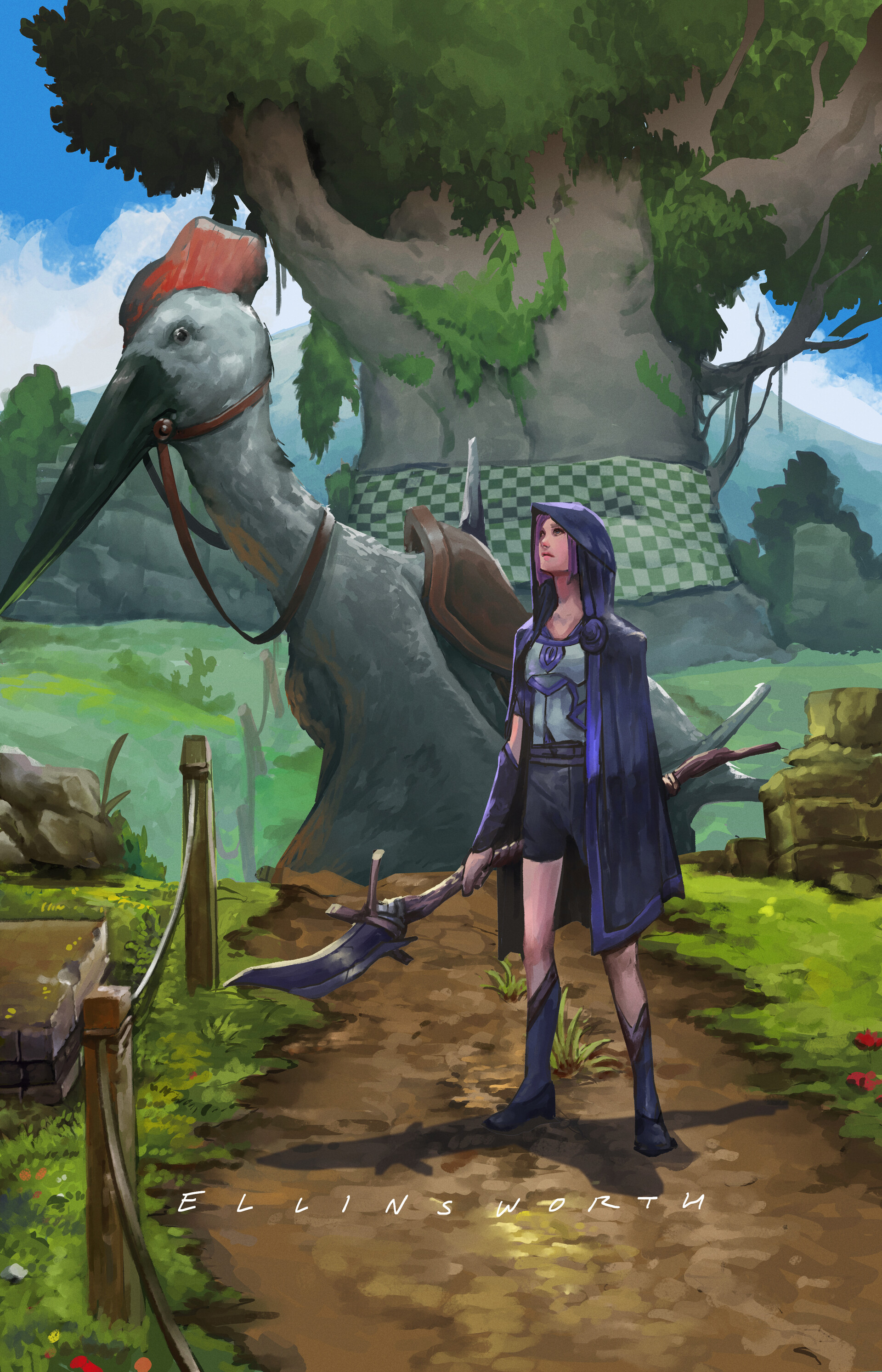 ArtStation - Akhee in the Meadow