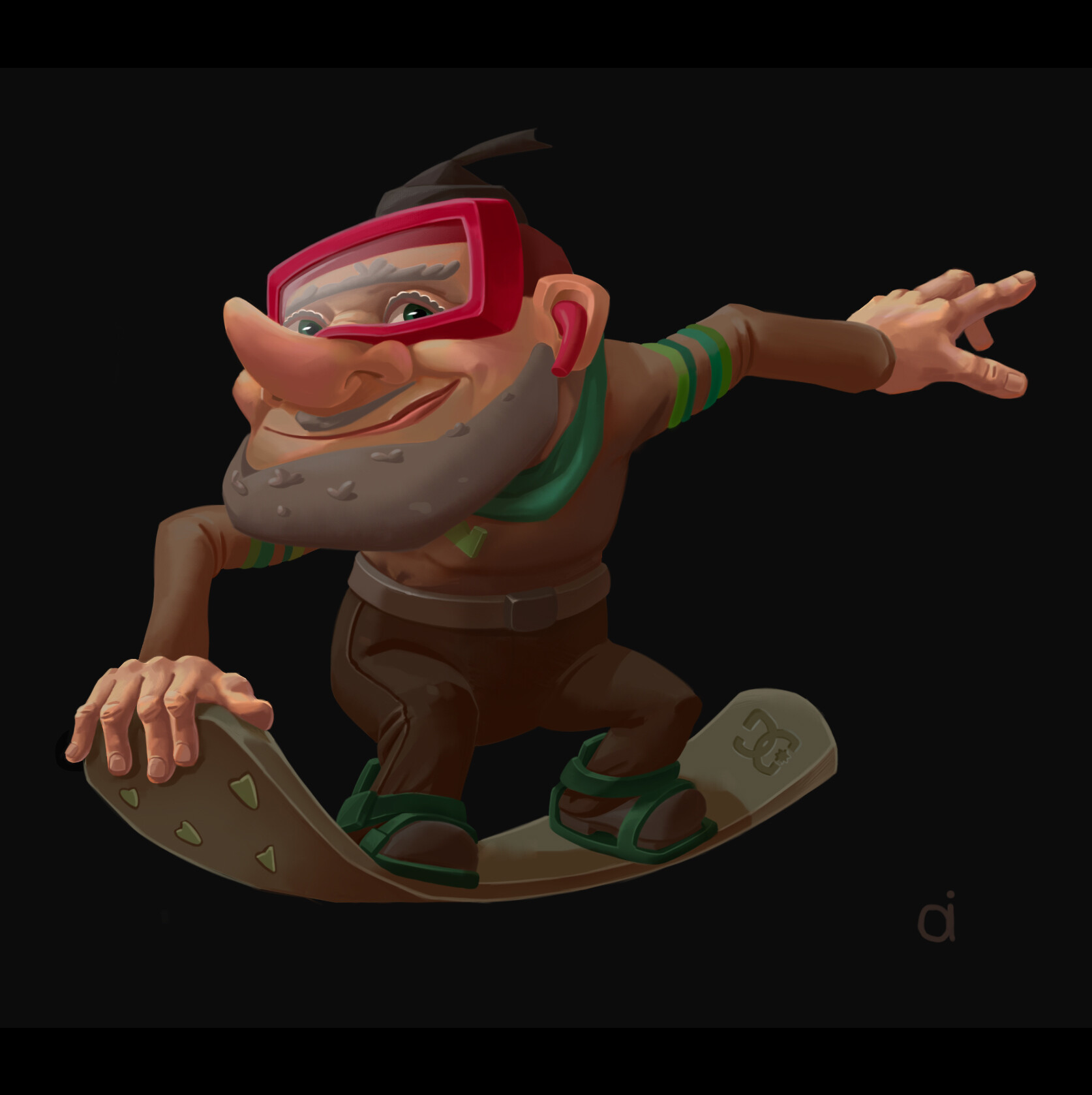 ArtStation - Snowboarder