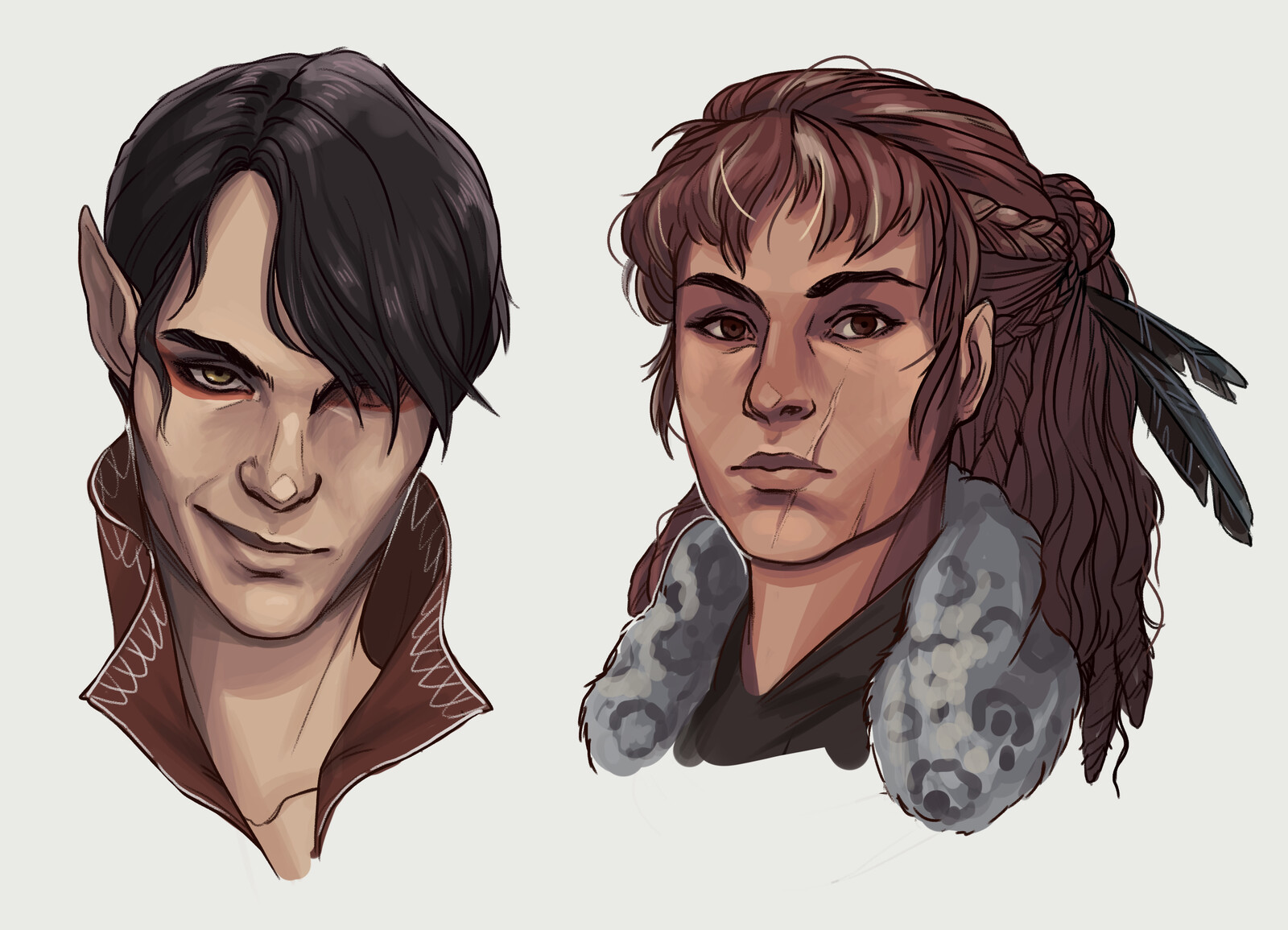 Rachel Denton - Witcher TTRPG Character Designs