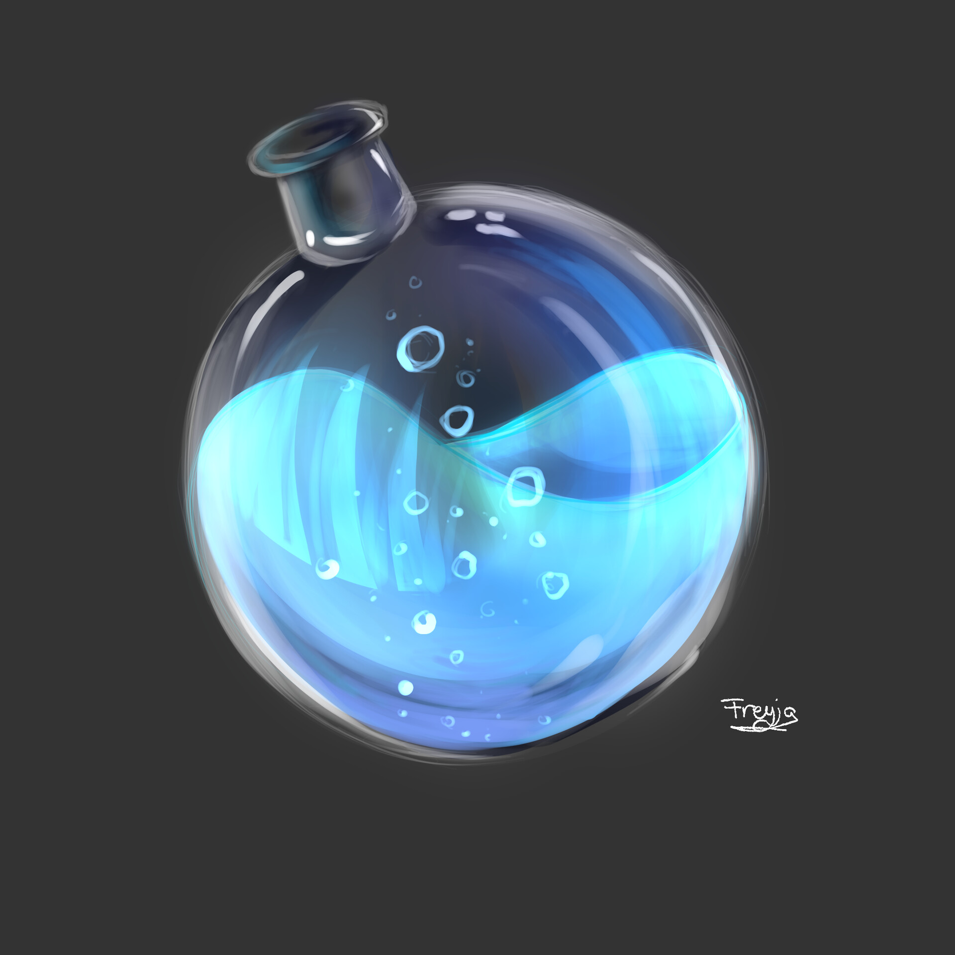 how to draw glass digital