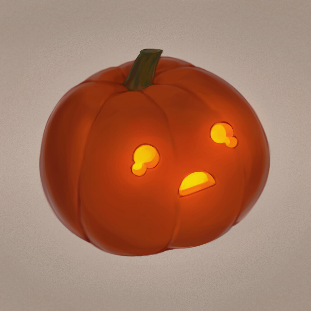 ArtStation - Sad pumpkin