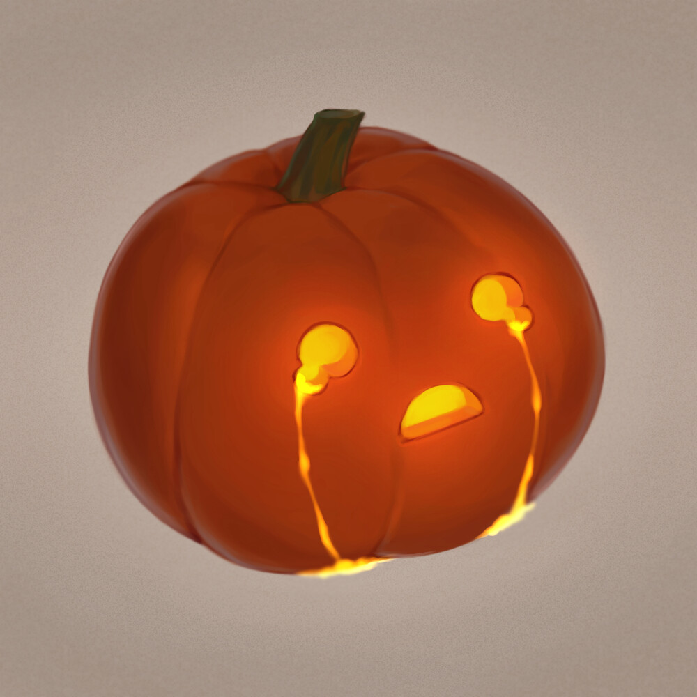 sad pumpkin