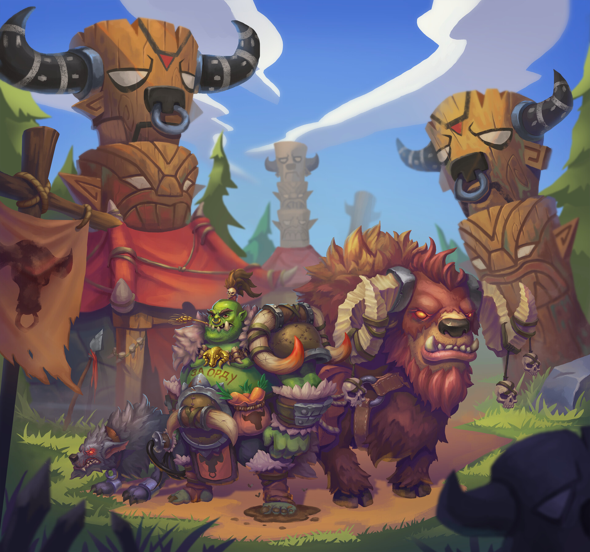 ArtStation - Orc Camp