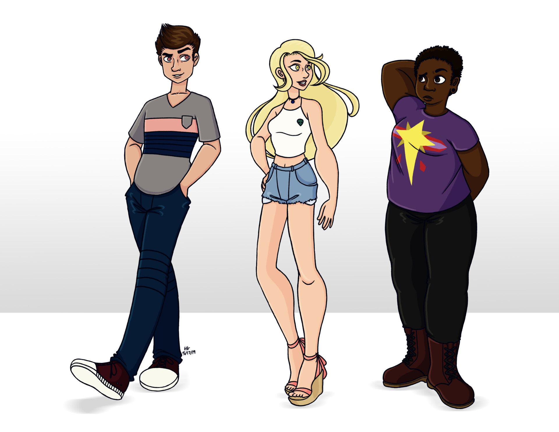 ArtStation - Untitled Webcomic Characters