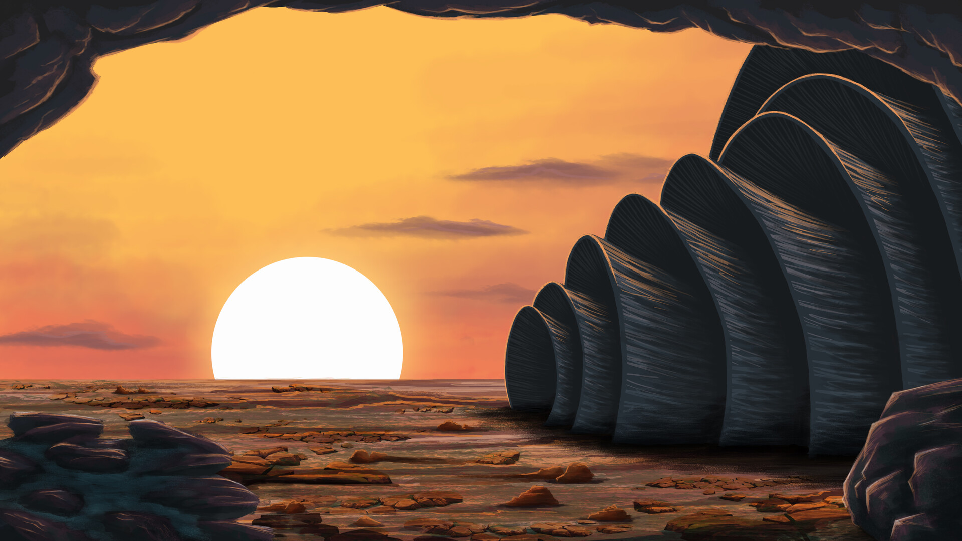 ArtStation - Do you feel? - Backgrounds from an animation