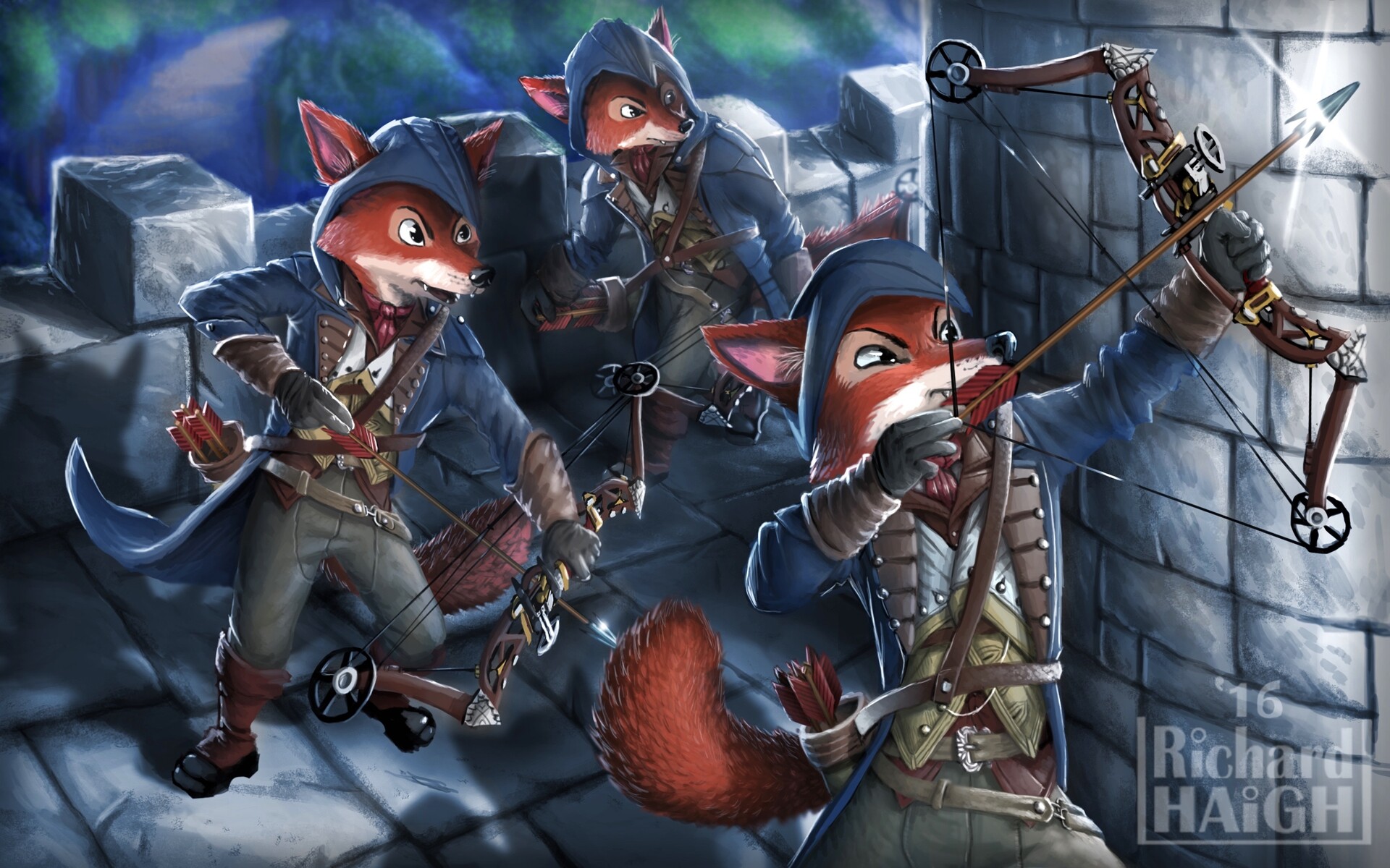 ArtStation - Fox Assassins