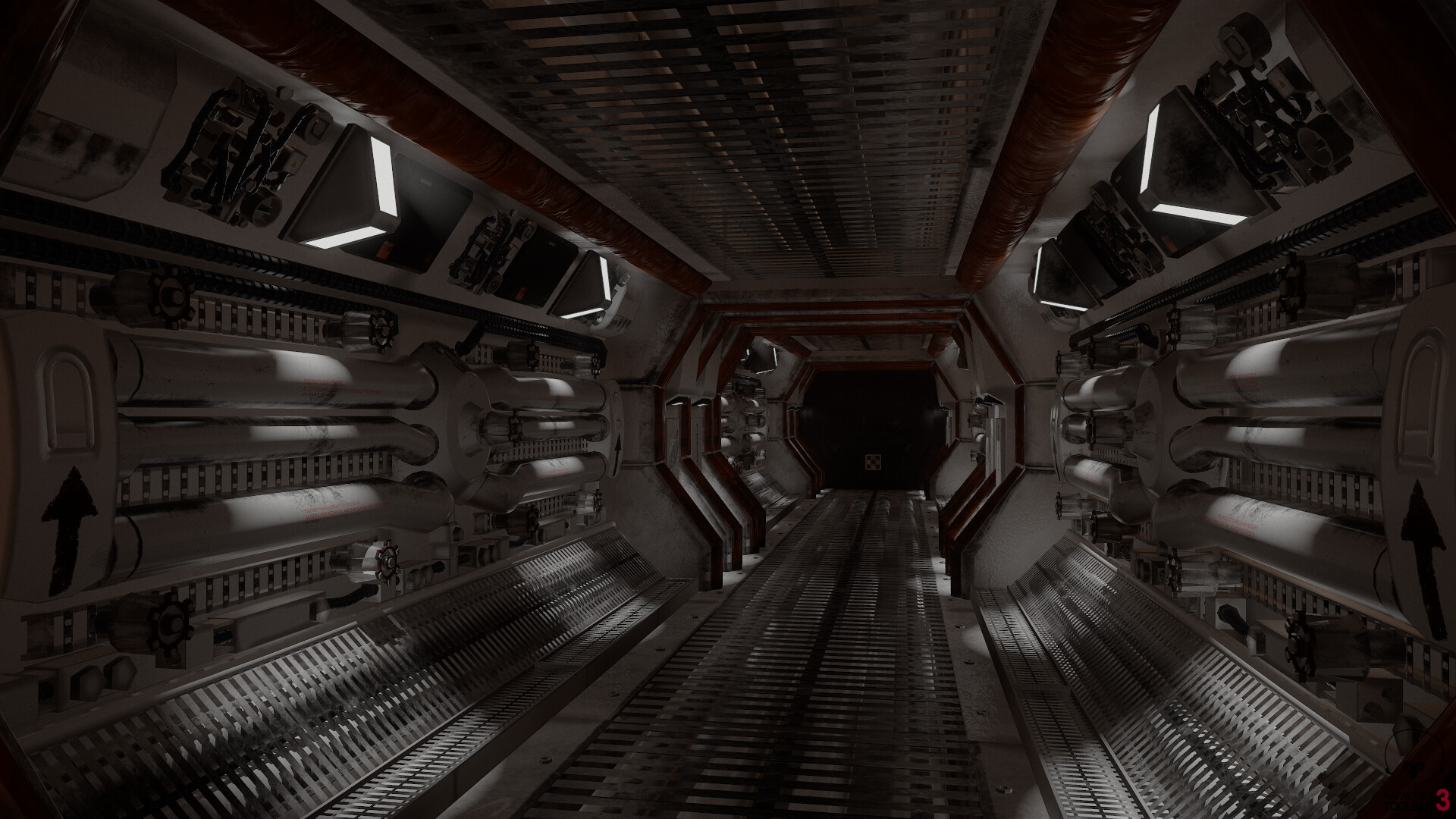 ArtStation - Alien Isolation Corridor