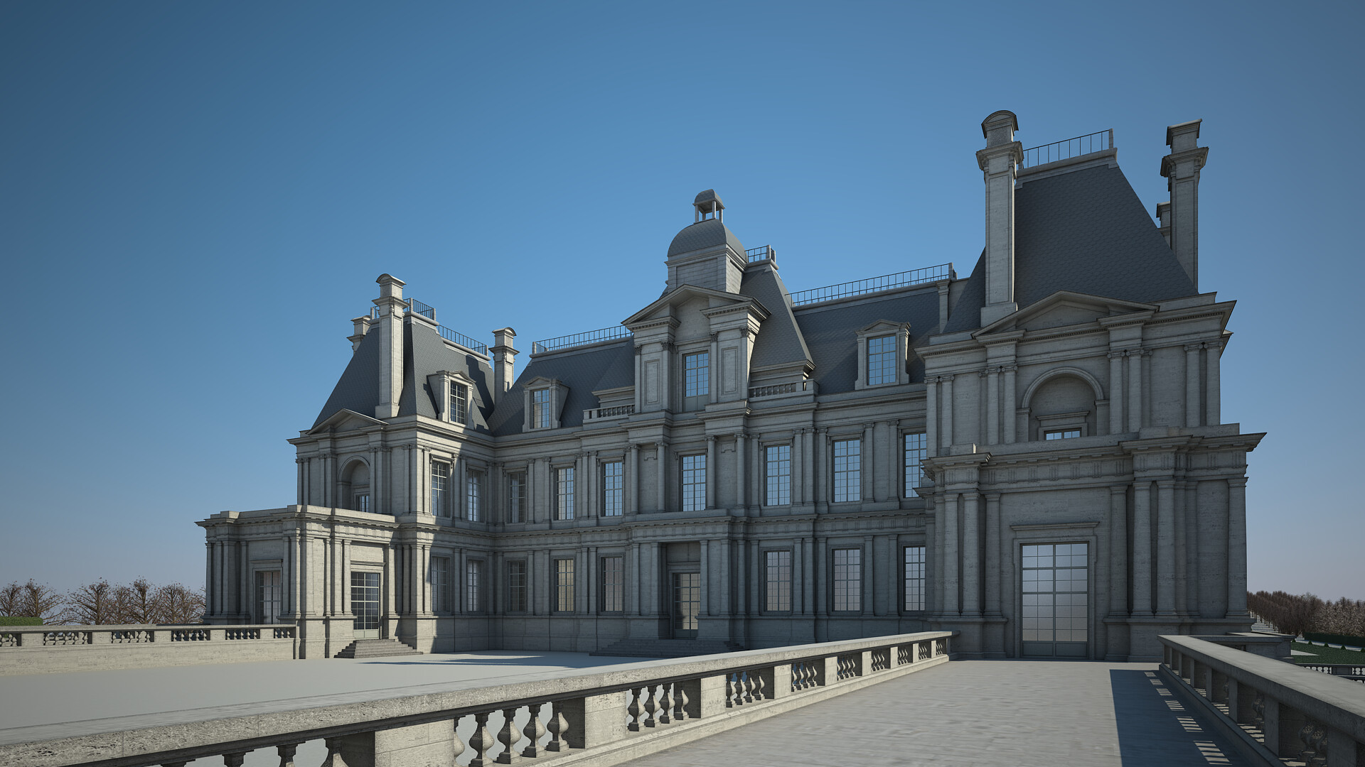 ArtStation - Old Chateau and Garden