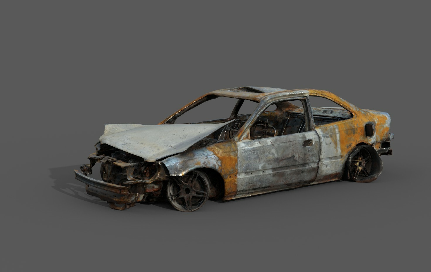 ArtStation - Burnt Car
