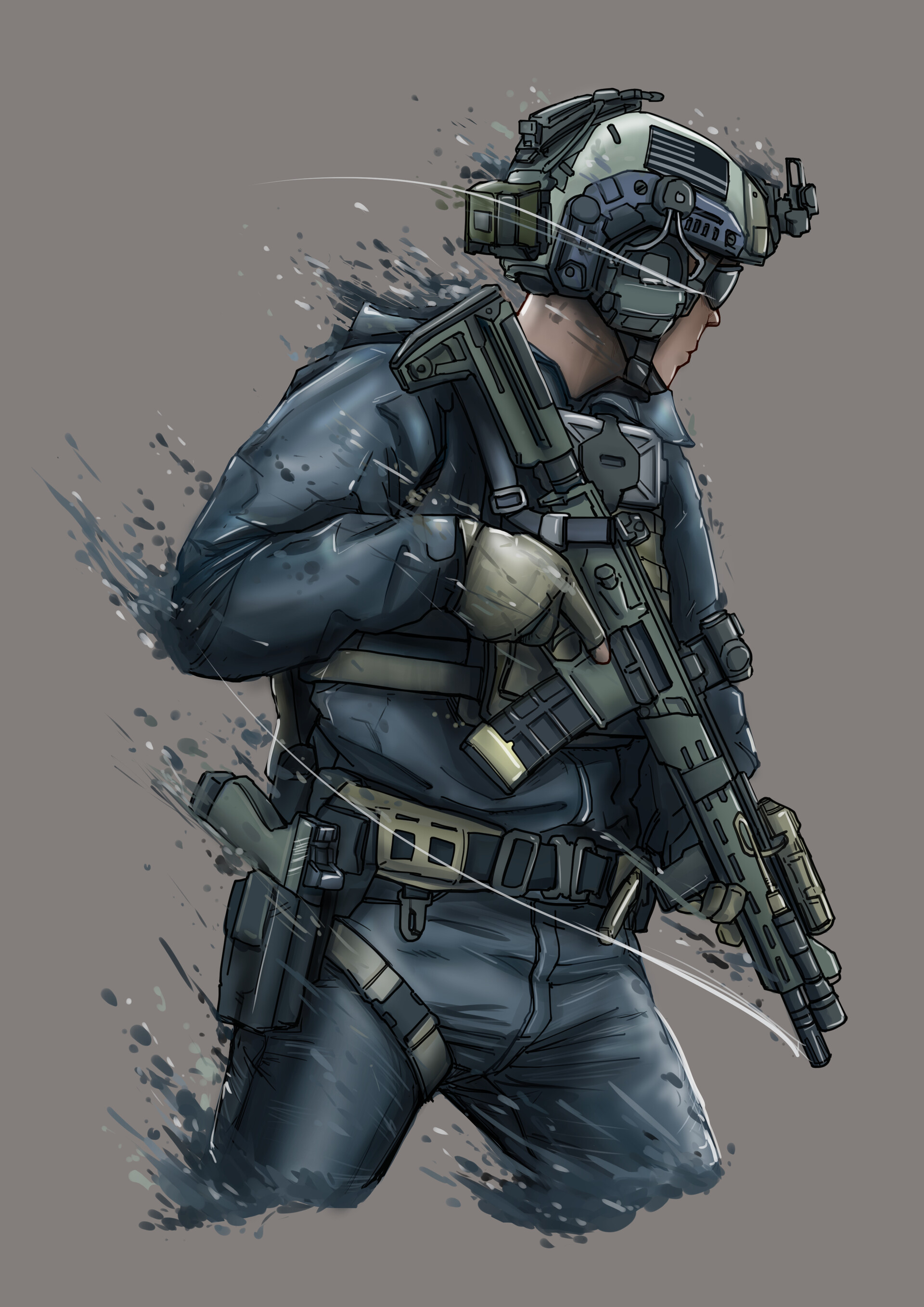 ArtStation - Blue Operator