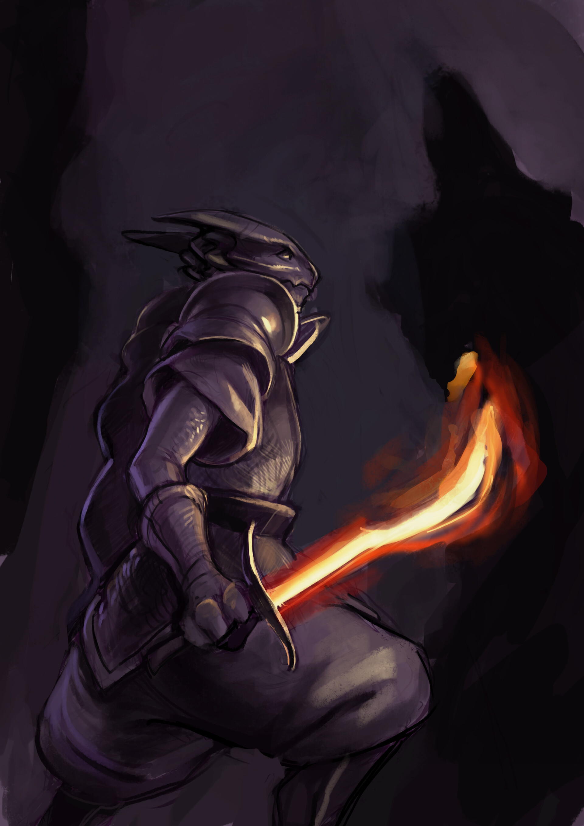 Dora Baias - Dragonborn Fighter - DnD