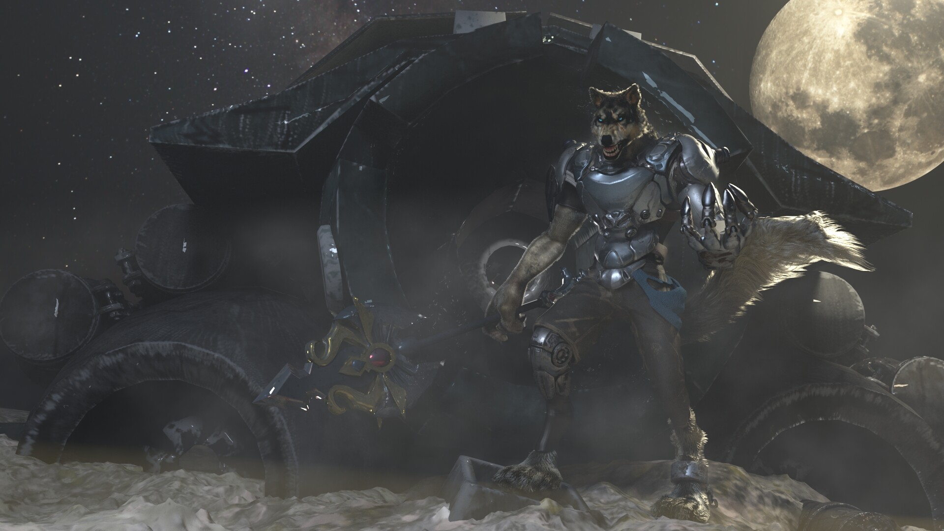 ArtStation - runagate wolf