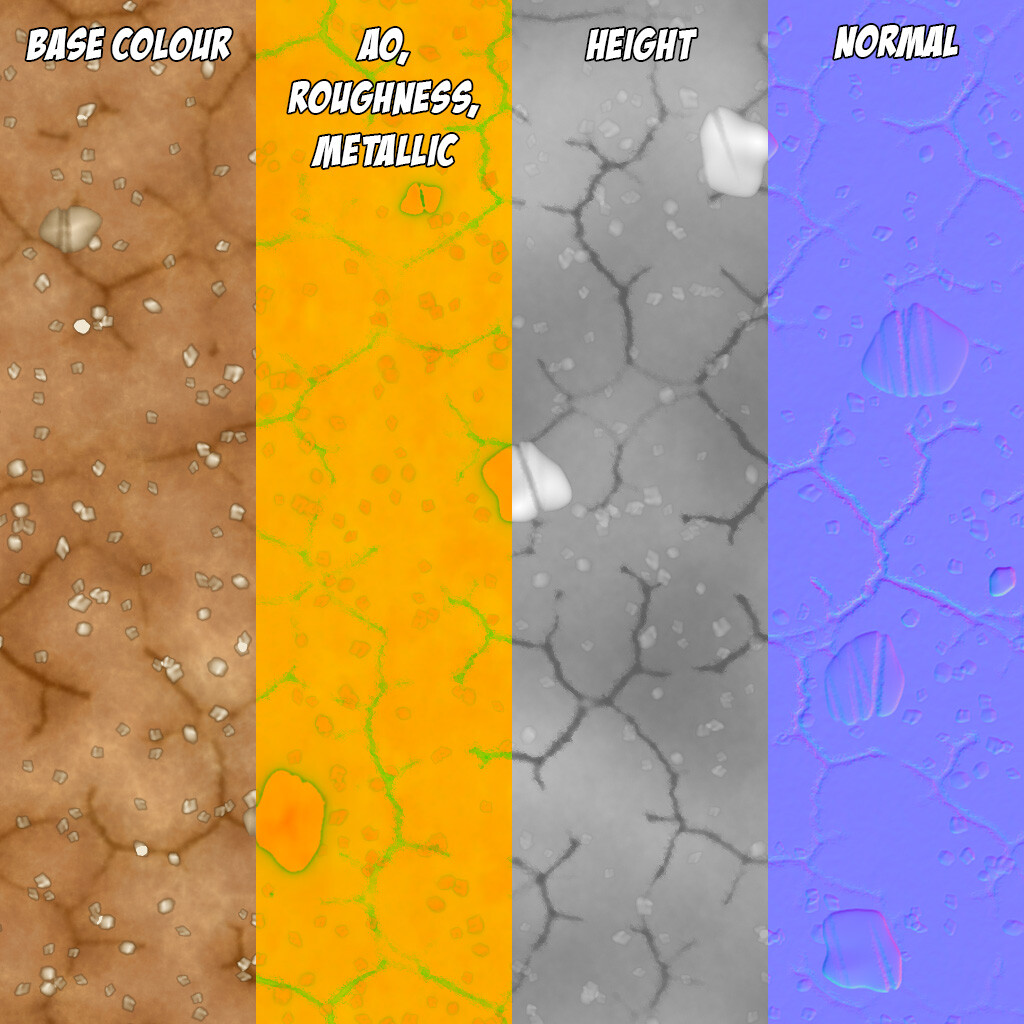 Jules - The Copper Canyon Ground Textures