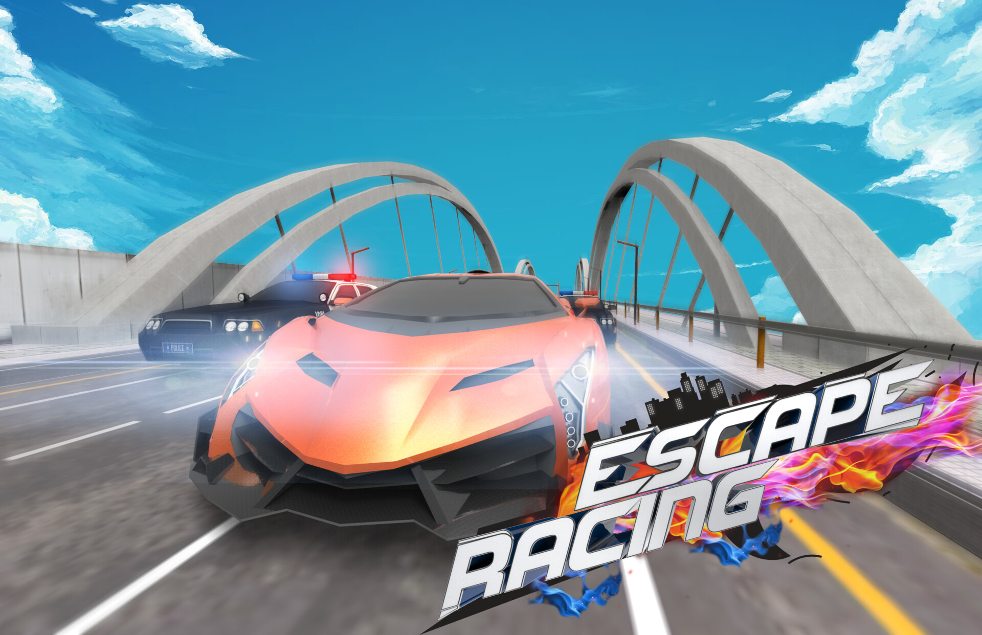 ArtStation - Escape racing (Mobile Game)