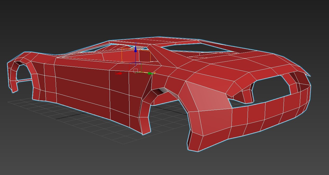 ArtStation - Quick modeling of a sports car