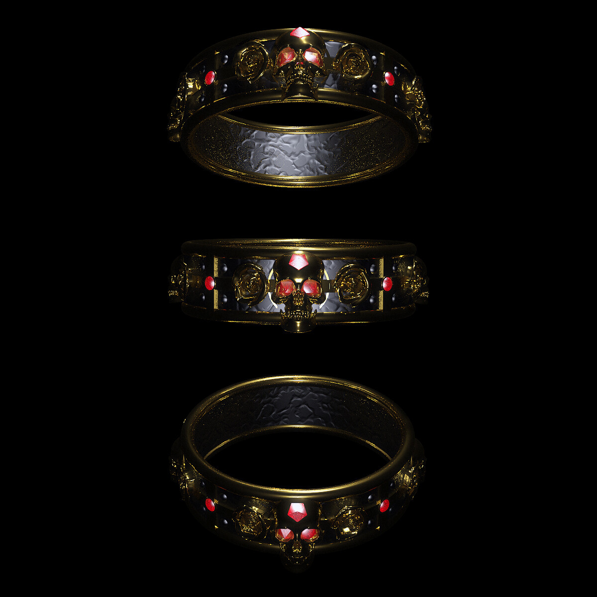 ArtStation - SKULL RING