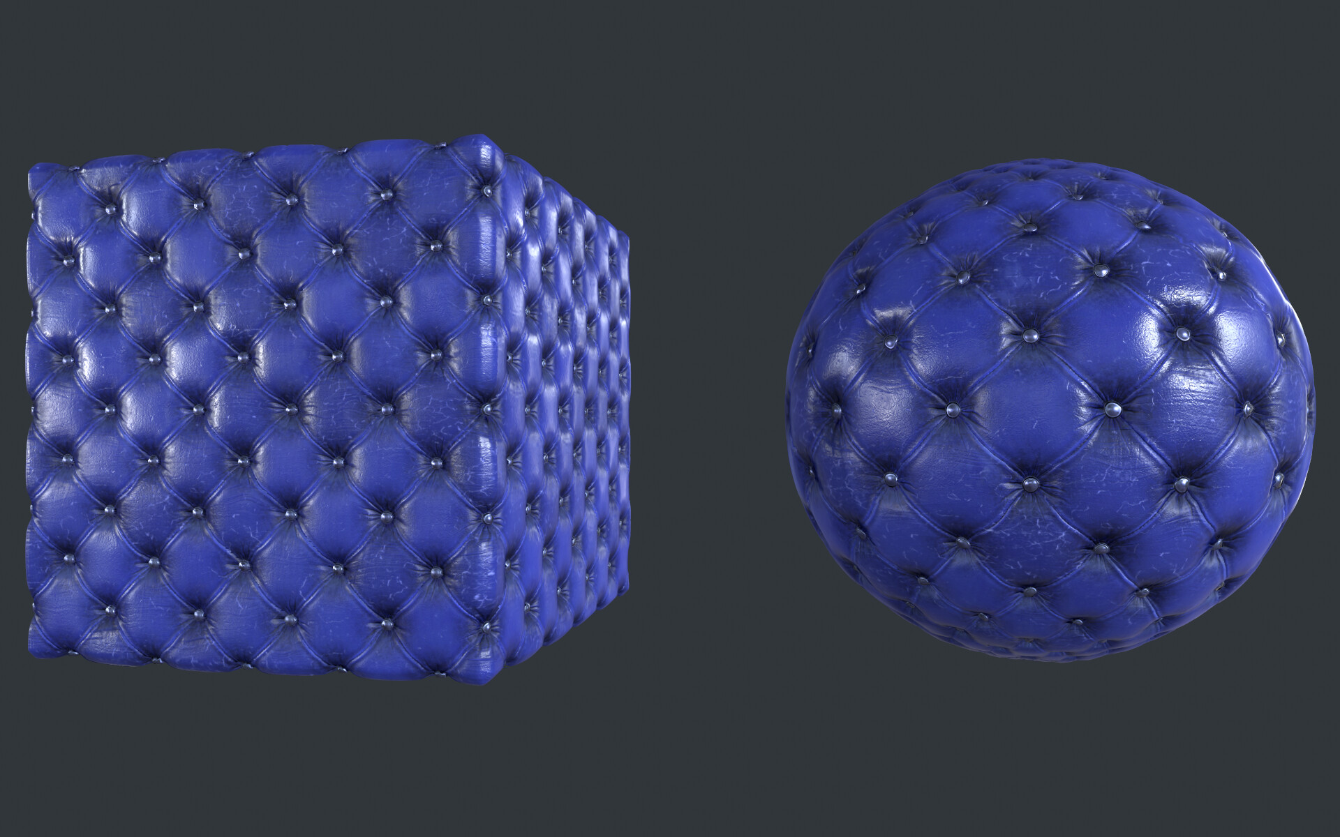 ArtStation - Diamond Padded Leather / Substance Designer