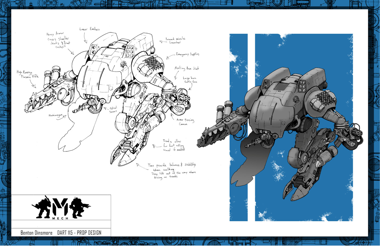 ArtStation - Mech Recon