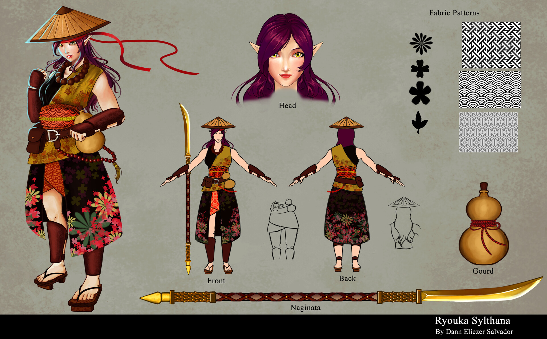 ArtStation - Ryouka Sylthana (OC Character Design)