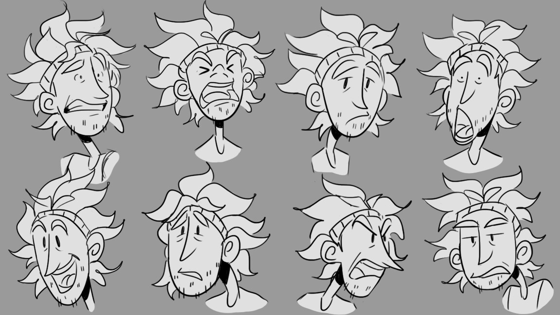 ArtStation - Character Expression Sheet