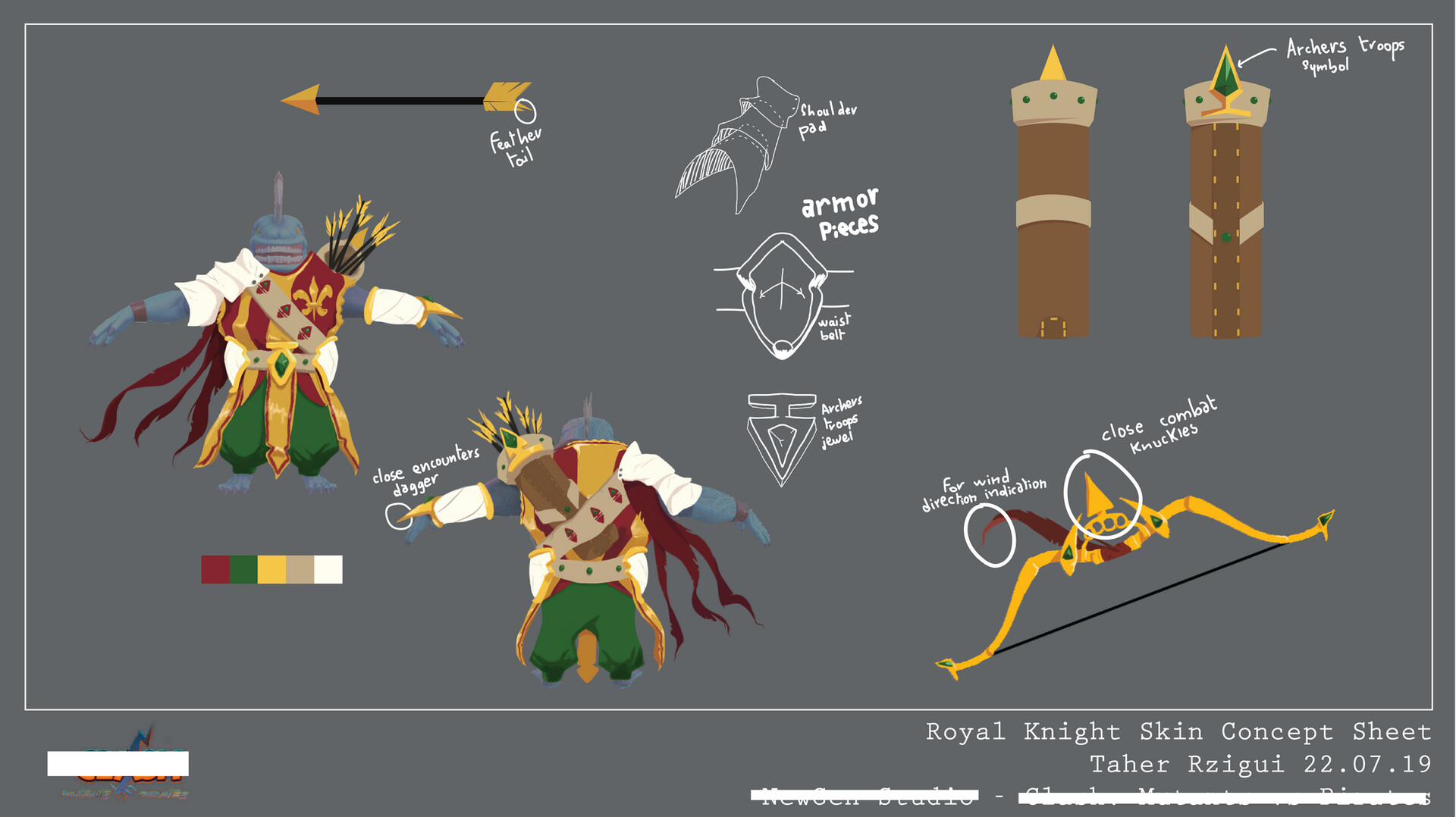 ArtStation - Royal Knight skin concept