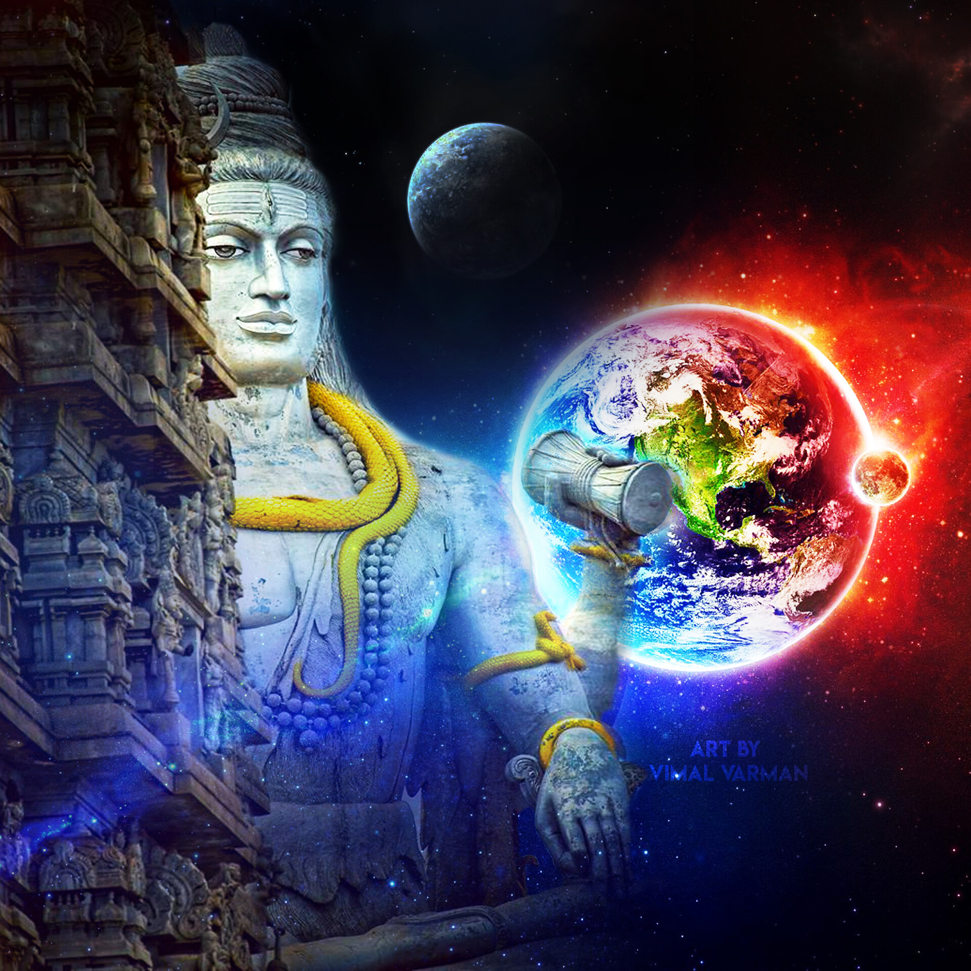 ArtStation - Lord Shiva Work! - Space!