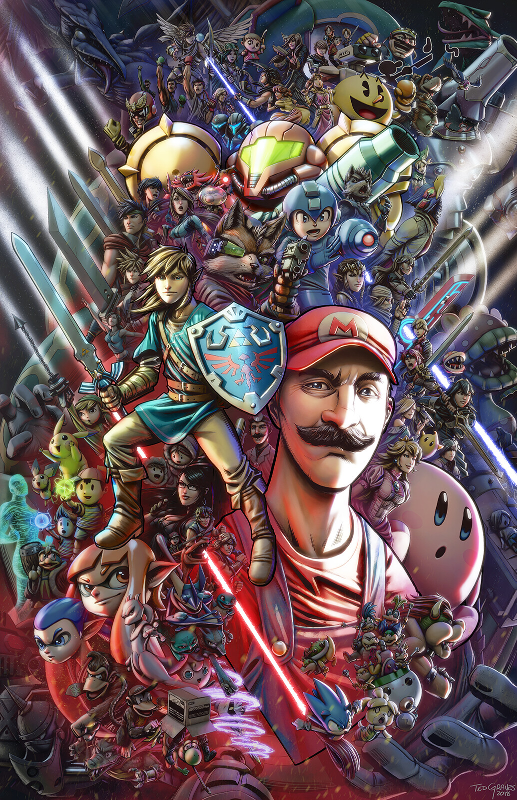 ArtStation - Smash Bros 2018