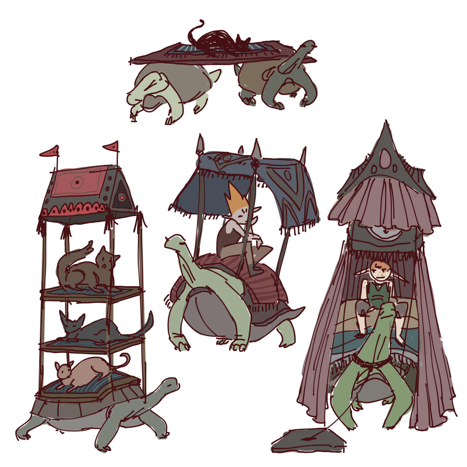 ArtStation - Royal Turtles Concept