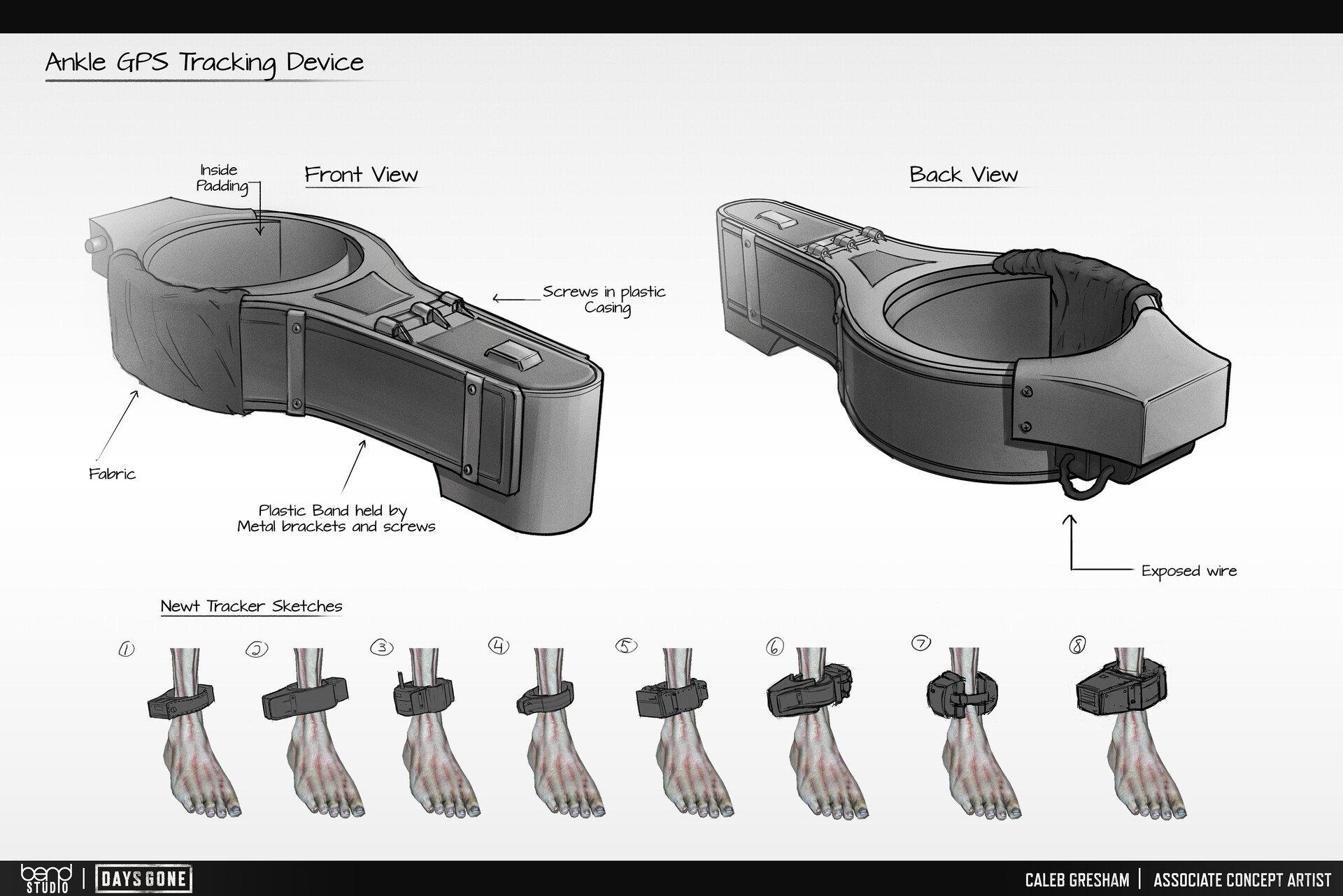 Caleb Gresham - DAYS GONE_PROPS