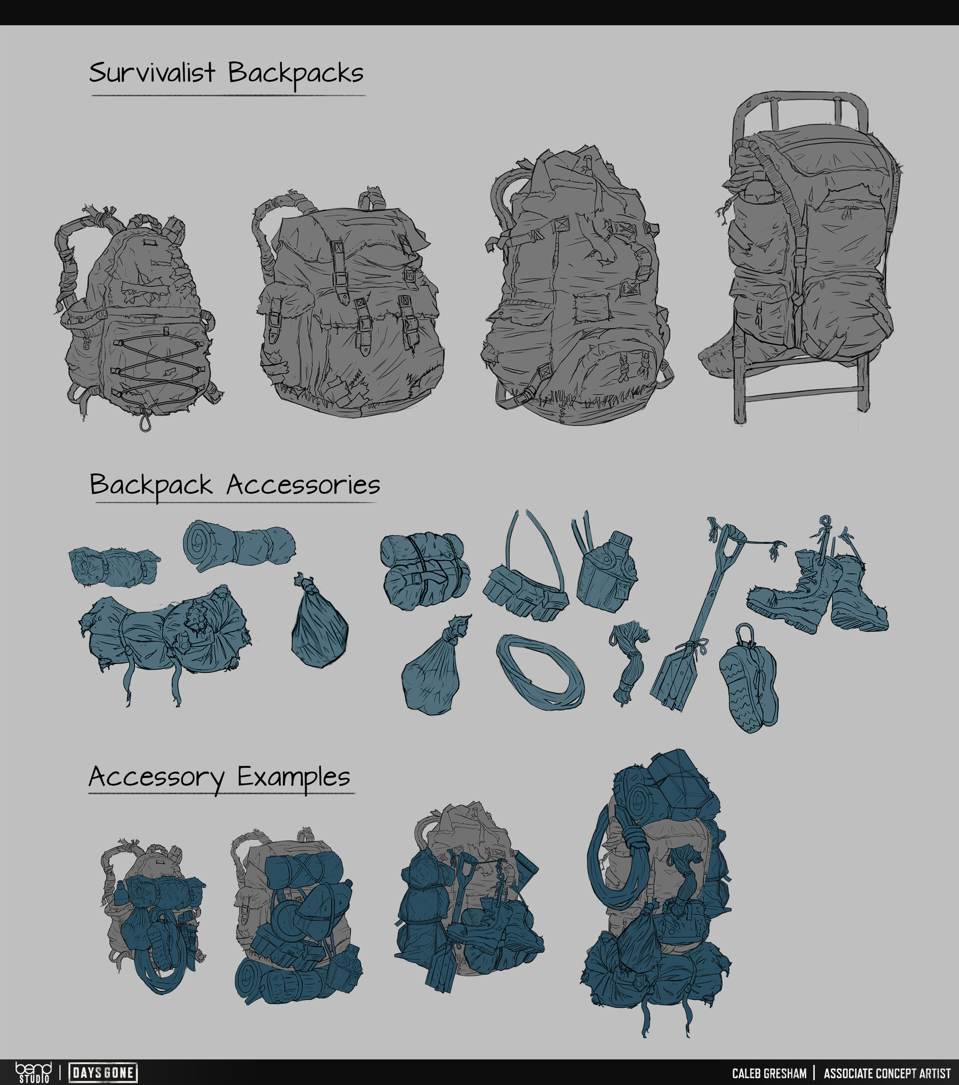 Caleb Gresham - DAYS GONE_PROPS