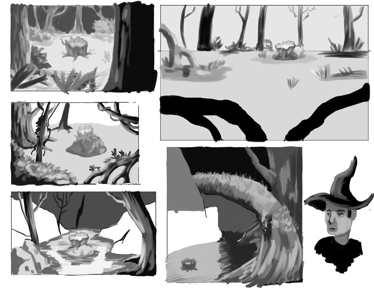 ArtStation - Composition Thumbnails