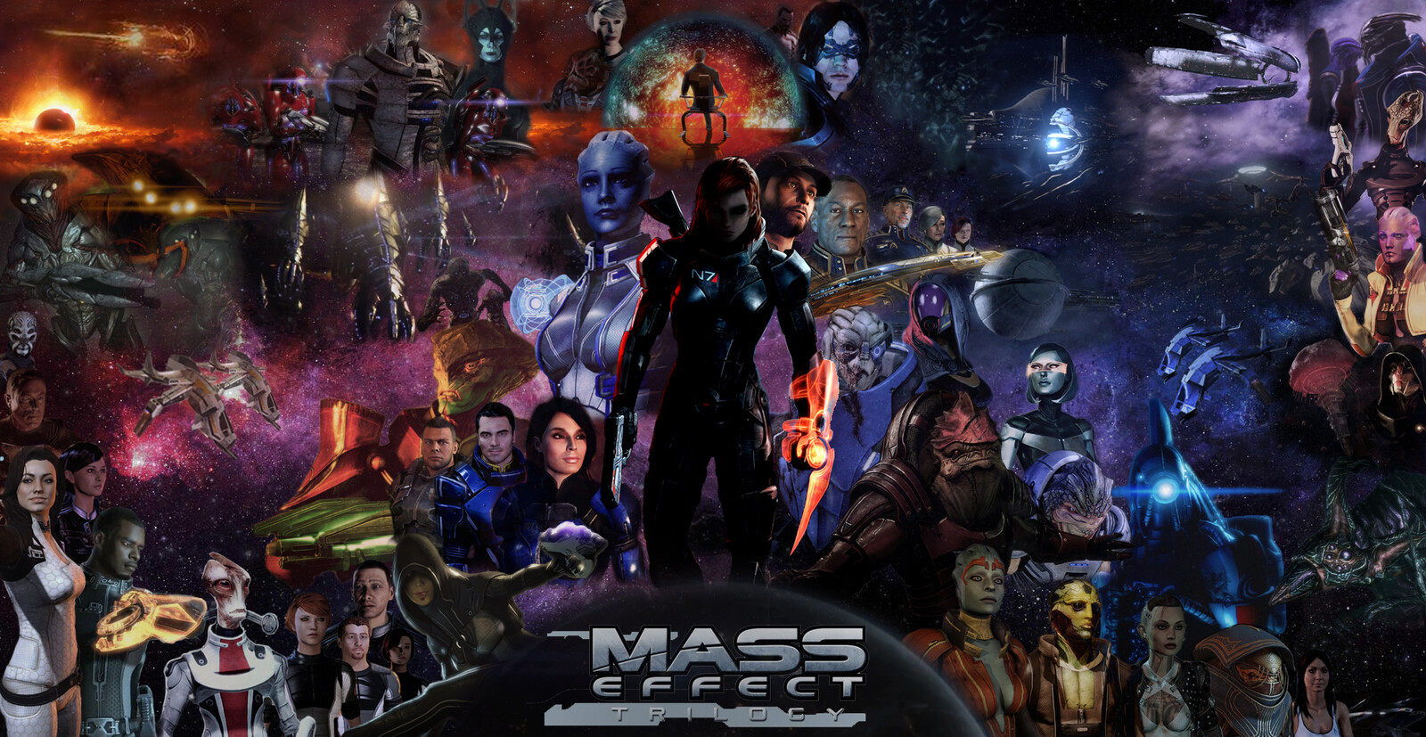 Pavol Satina - Mass Effect Trilogy Poster