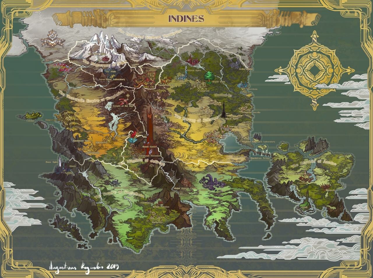 ArtStation - Map of Indines